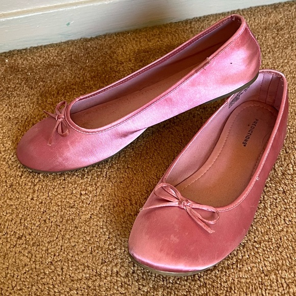Predictions | Shoes | Princess Pink Ballet Flats With Bow | Poshmark